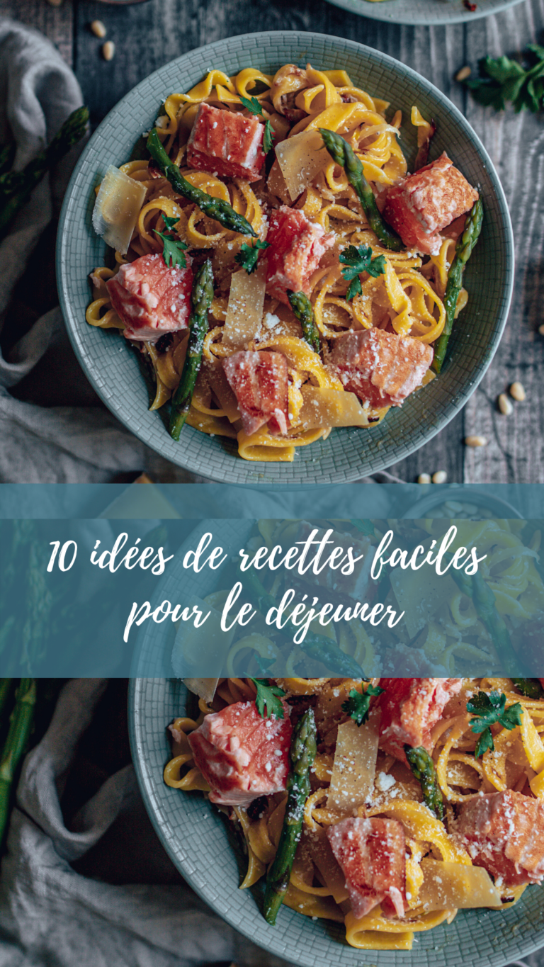 10 idées faciles et rapides pour le déjeuner | Les Paris de Laura